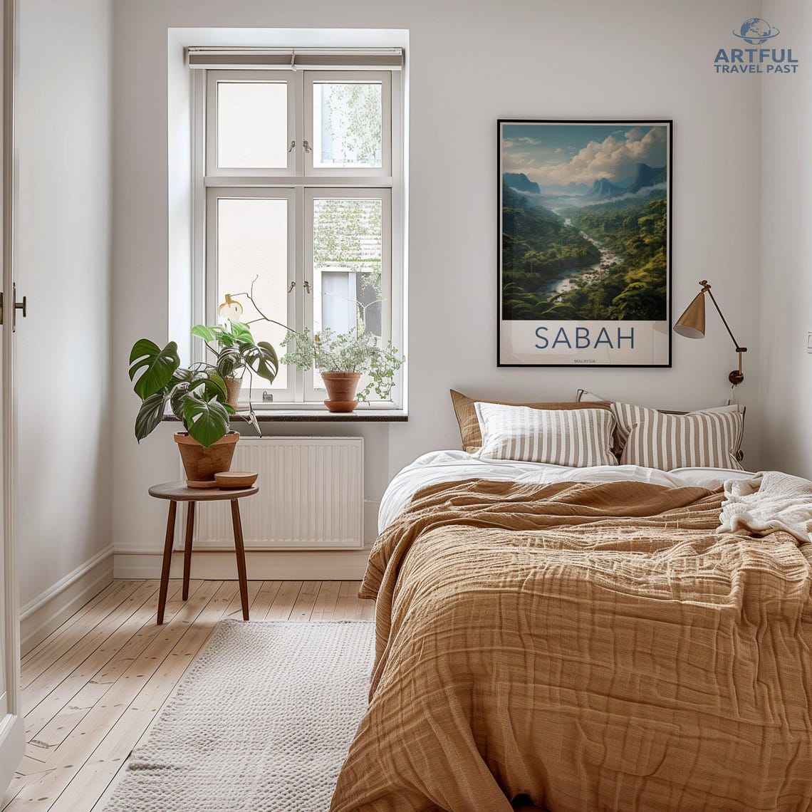 Breathtaking Sabah Malaysia Wall Art Print, Scenic Landscape Poster ...