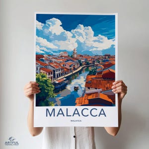 Malacca Malaysia Wall Art, Cityscape Print, Historical Town ...