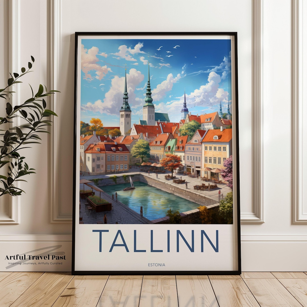 Tallinn Estonia Poster, Wall Art, Home Decor, Office Decoration ...