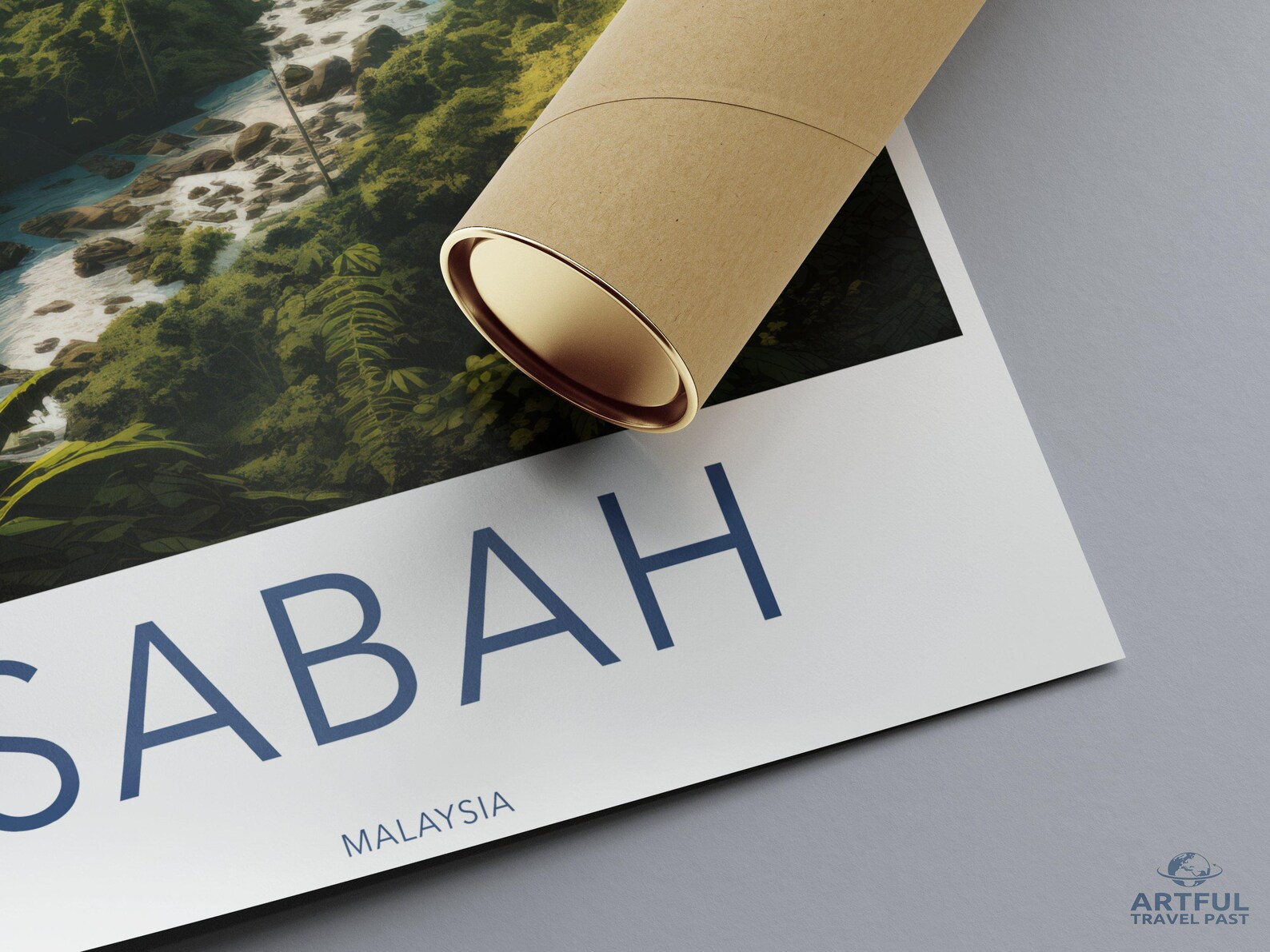 Breathtaking Sabah Malaysia Wall Art Print, Scenic Landscape Poster ...