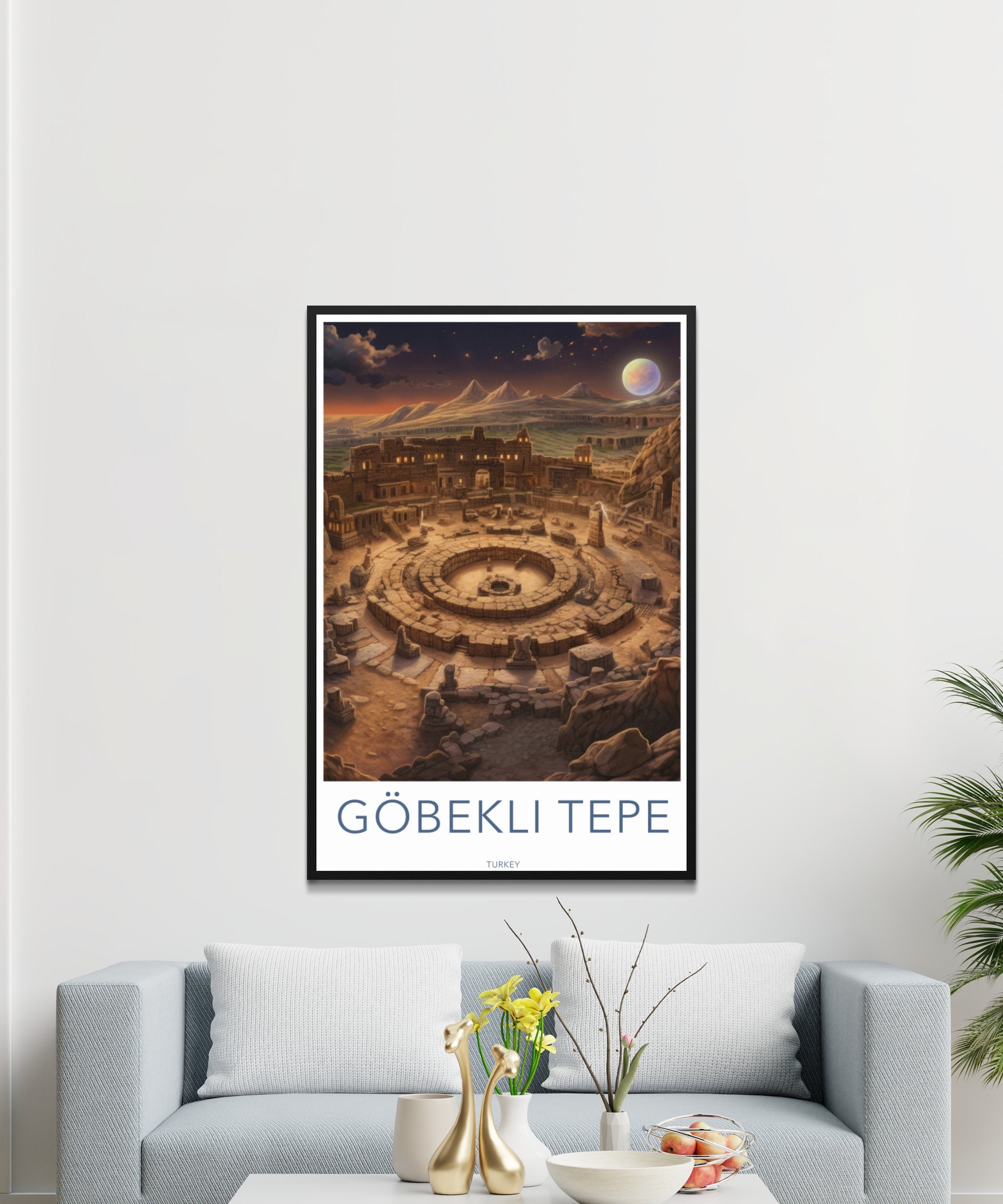 Gobekli_tepe_turkey Gobekli Tepe Poster Archaeological - Etsy