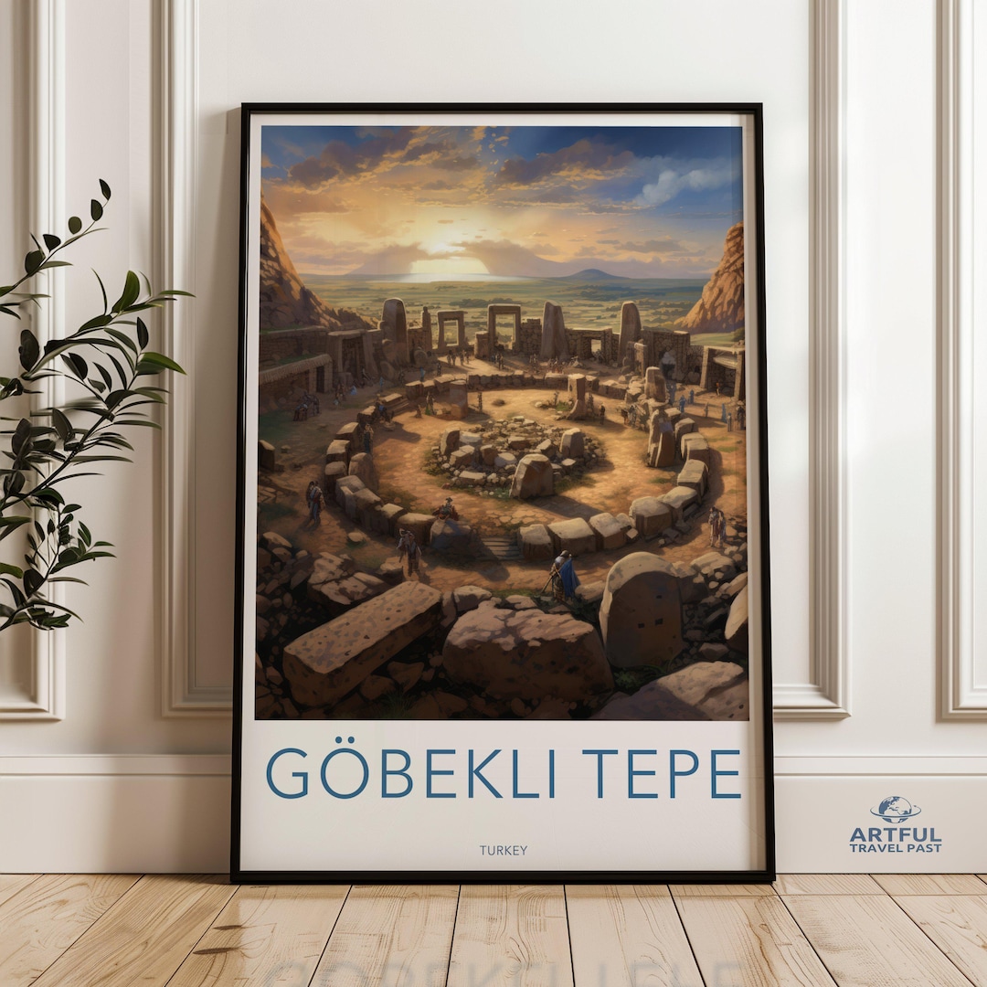 Gobekli Tepe Archaeological Site Wall Art, Ancient Historical Landmark ...