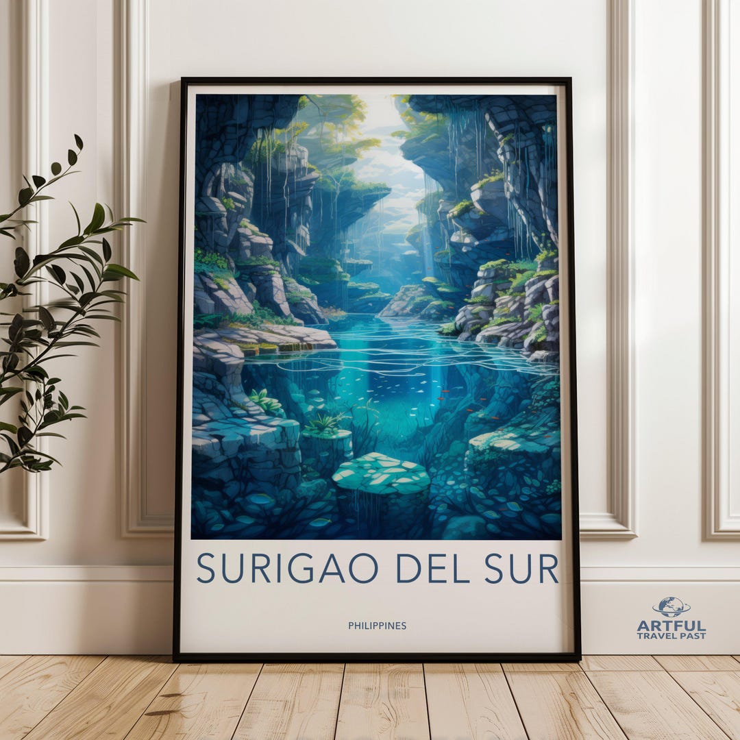 Surigao Del Sur Wall Art, Philippines Landscape Print, Nature Inspired ...