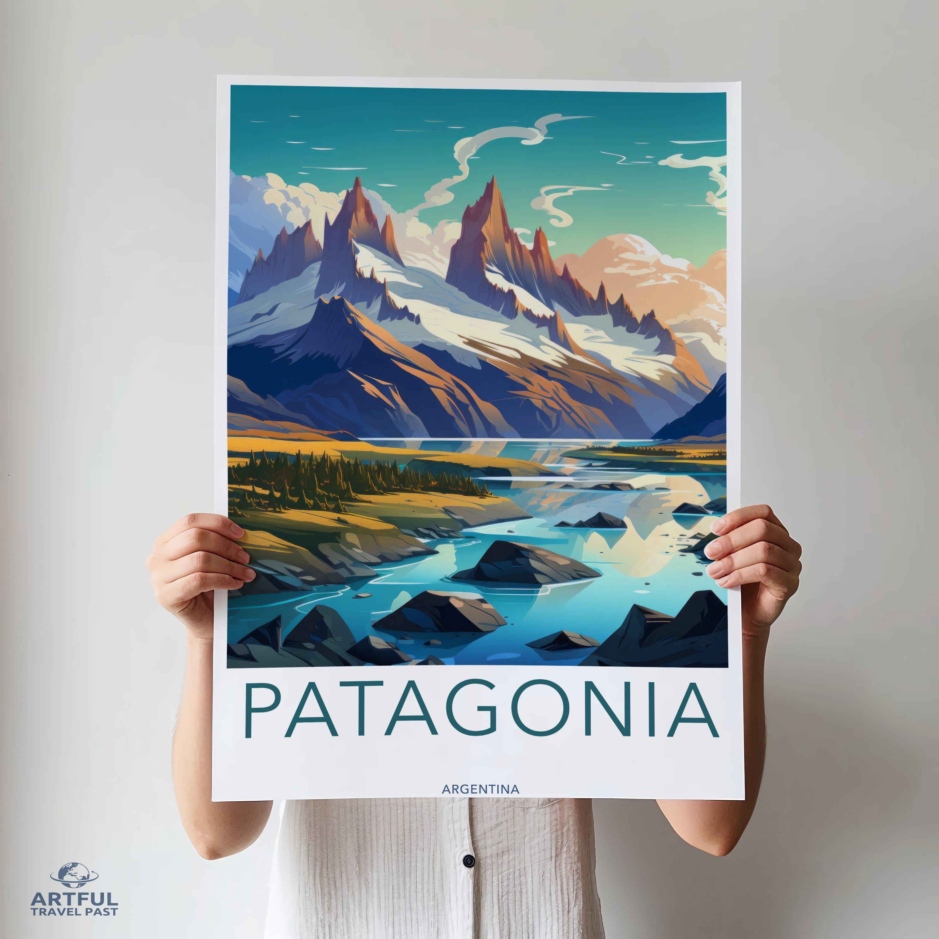 Patagonia Wall Art, Argentina Print, Scenic Landscape Decor, Mountain ...