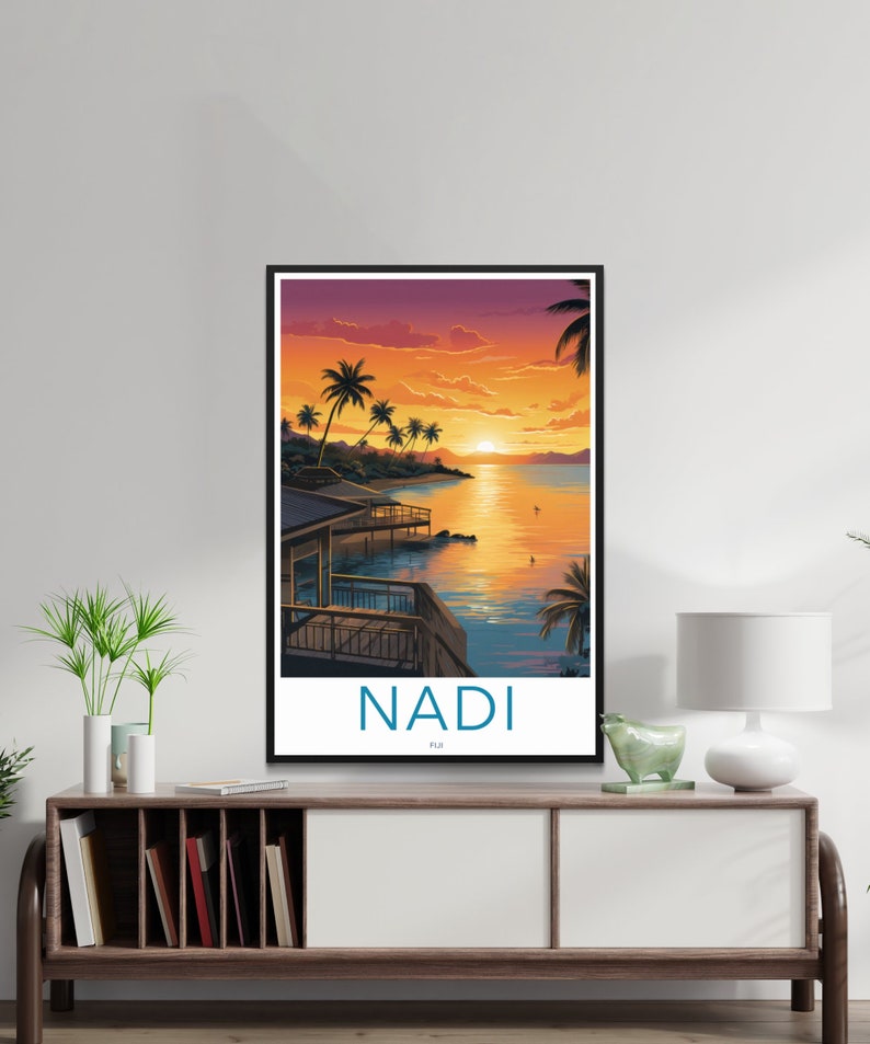 Nadi_fiji Wall Art, Fiji Print, Nadi Poster, Vacation Wall Art, Hawaii ...
