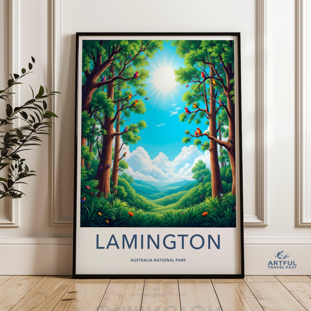 Lamington Australia National Park Wall Art, Scenic Landscape Poster ...