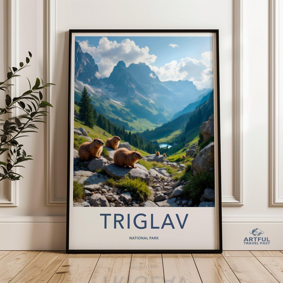 Triglav National Park Wall Art, Mountain Landscape Print, Nature ...
