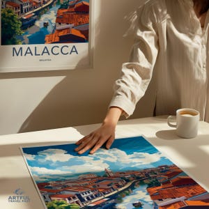 Malacca Malaysia Wall Art, Cityscape Print, Historical Town ...
