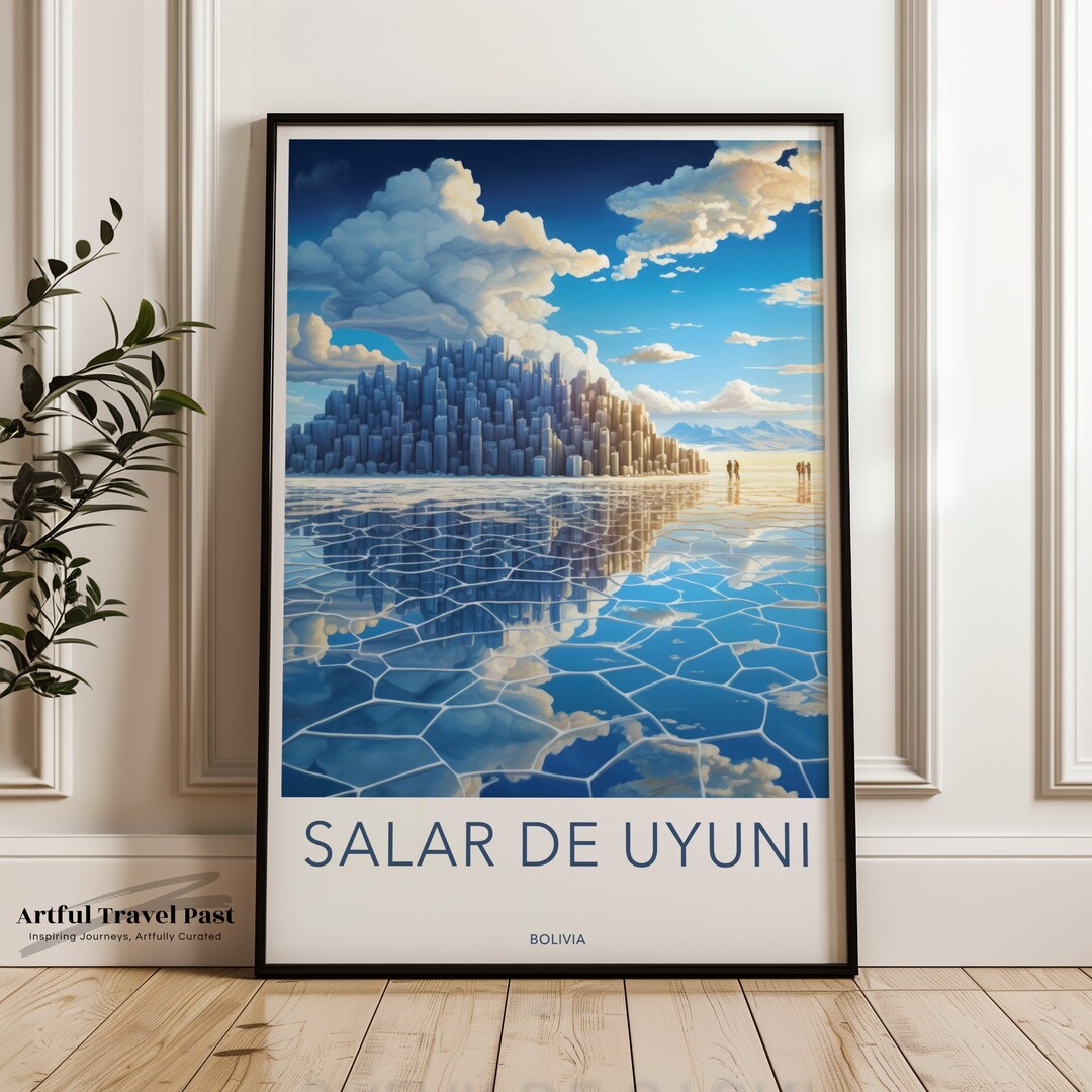 Salar De Uyuni, Bolivia Wall Art, Stunning Reflection Landscape, Unique ...