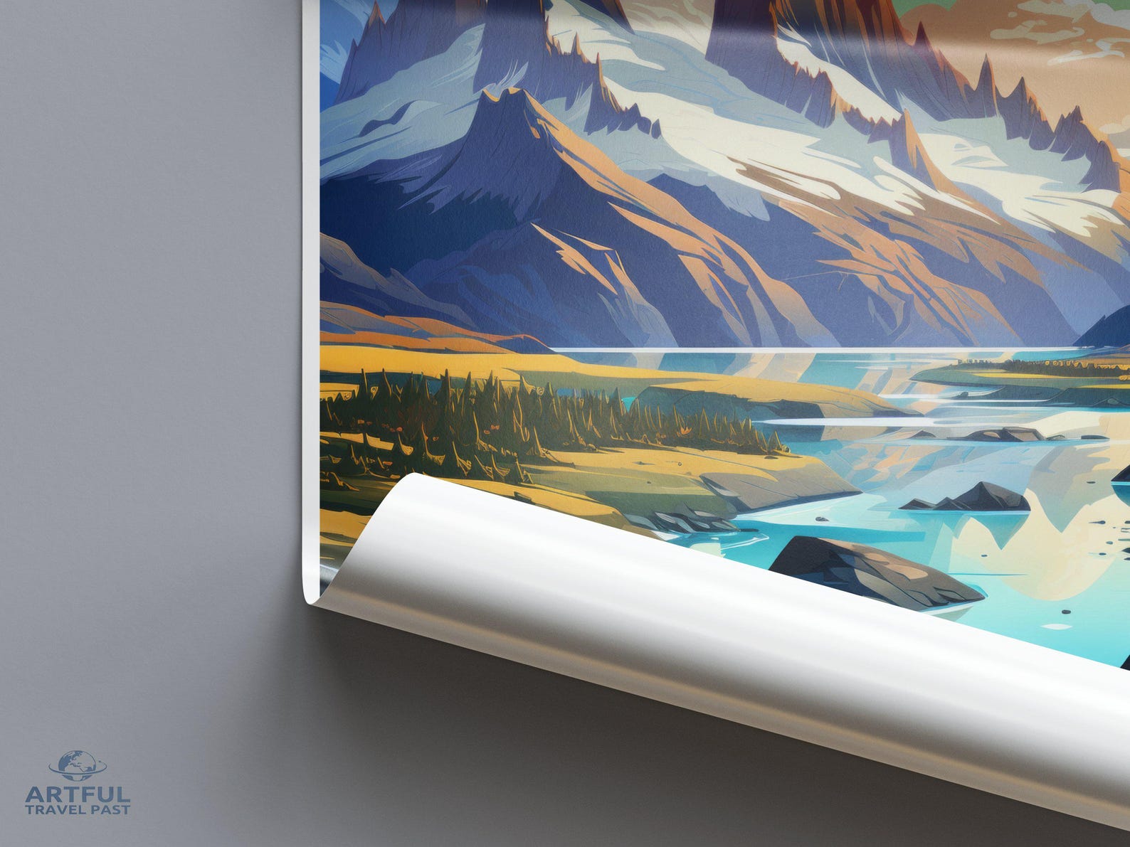 Patagonia Wall Art, Argentina Print, Scenic Landscape Decor, Mountain ...