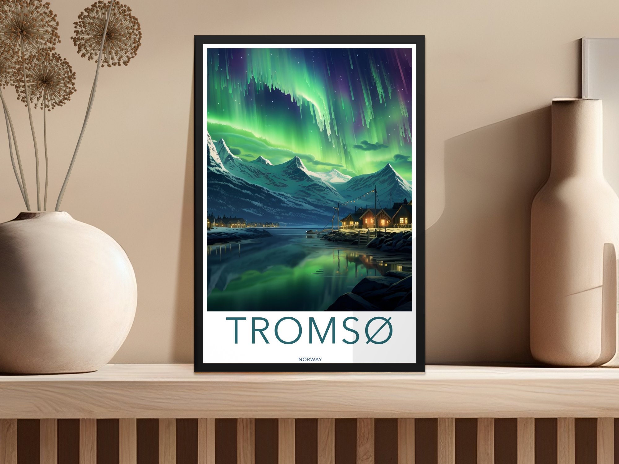 Carte De Tromso Beau Paysage Affiche vendu par Nonsmoker Auria | SKU ...