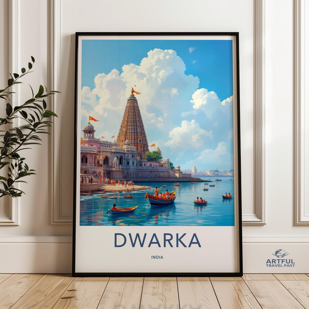 Sunset Varanasi India Boat Ride Poster, Ganges River Scenic Wall Art ...