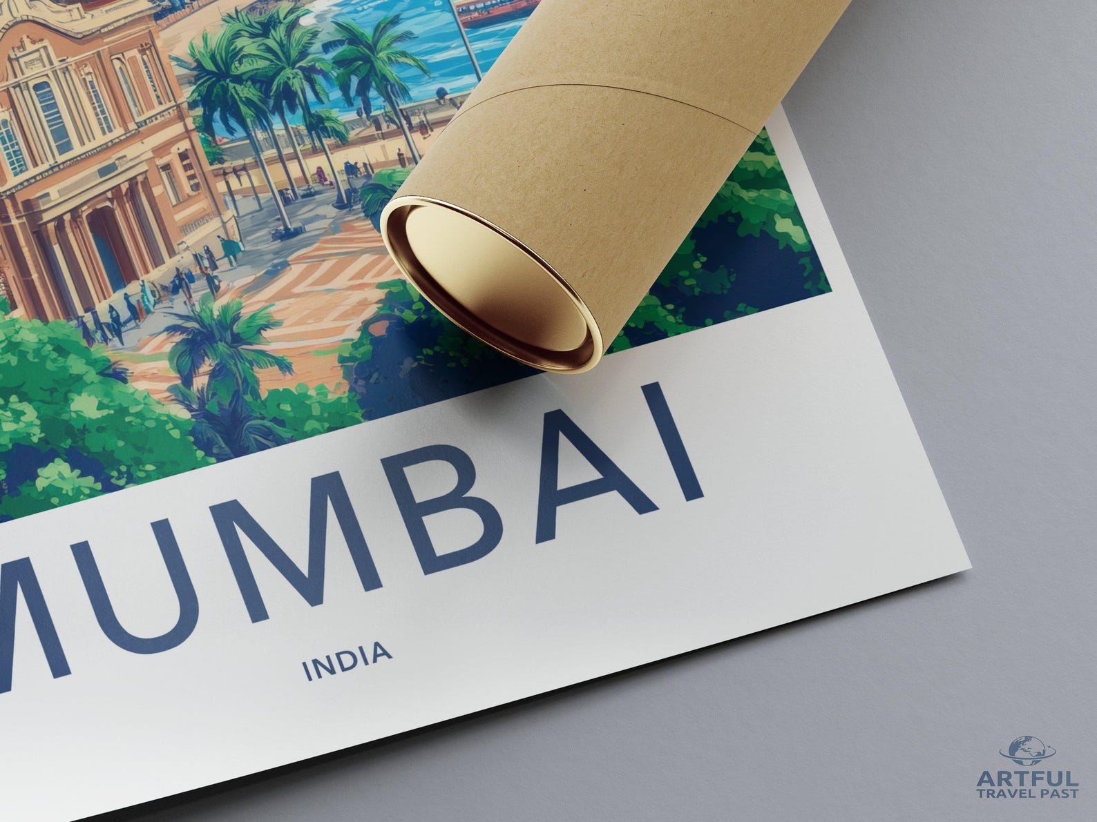 Mumbai Wall Art, Skyline Cityscape Print, Urban Decor, Office Wall ...