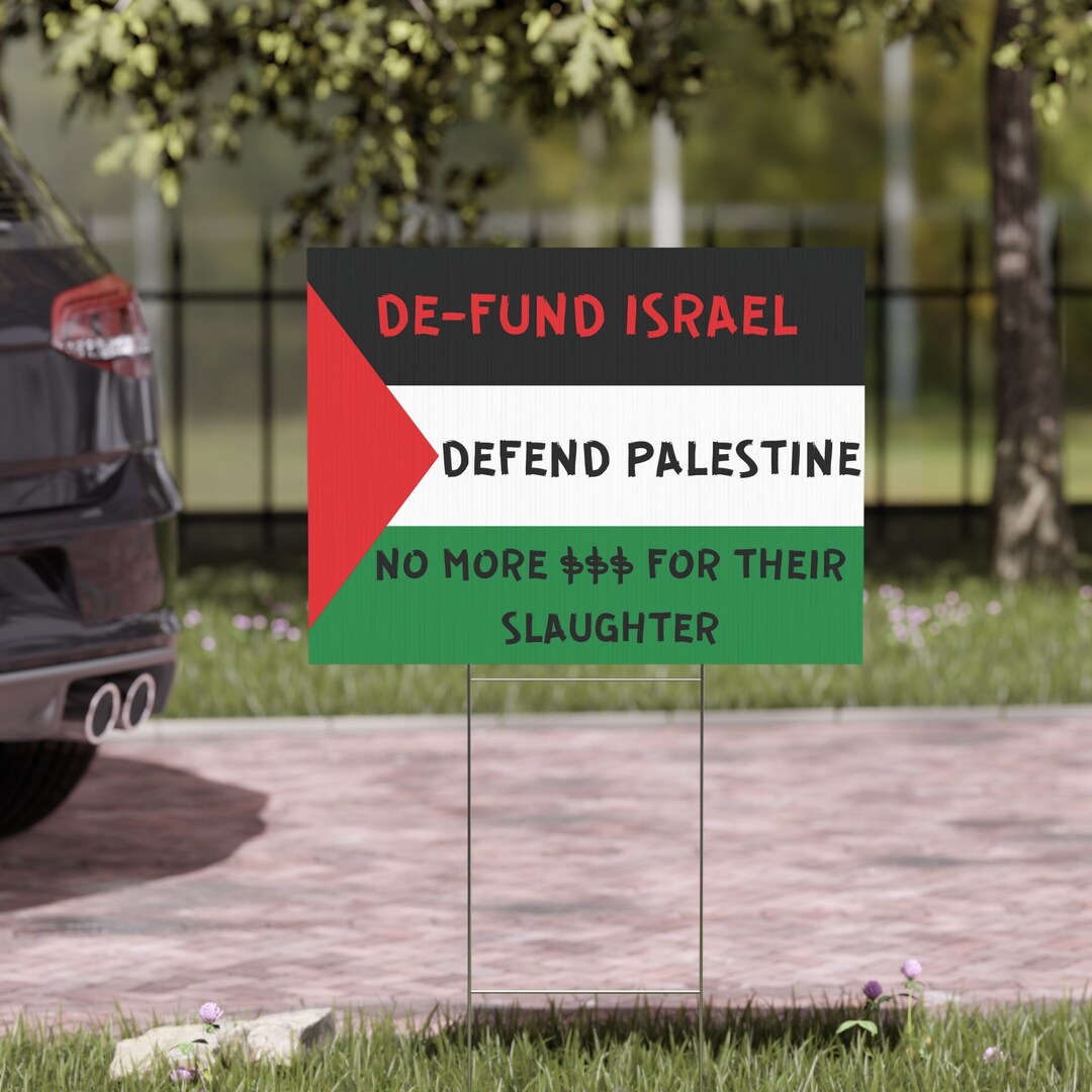 100% Proceeds Donated to Palestine/palestine Yard Sign/free - Etsy