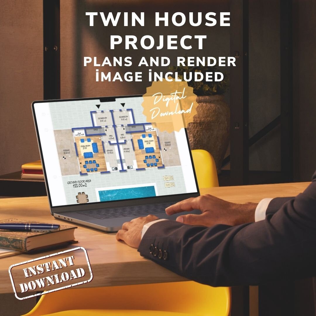 Architectural Plans, Editable Modern House Architecturaux, Small ...