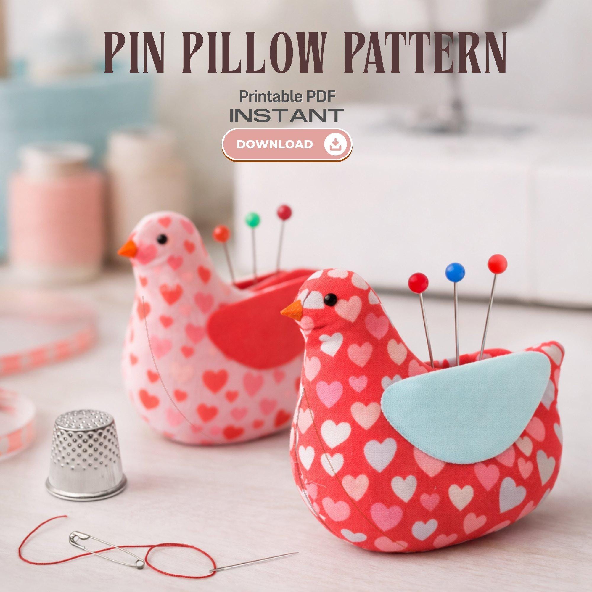 Bird Pincushion Sewing Pattern | Beginner Friendly PDF | Easy Sewing ...