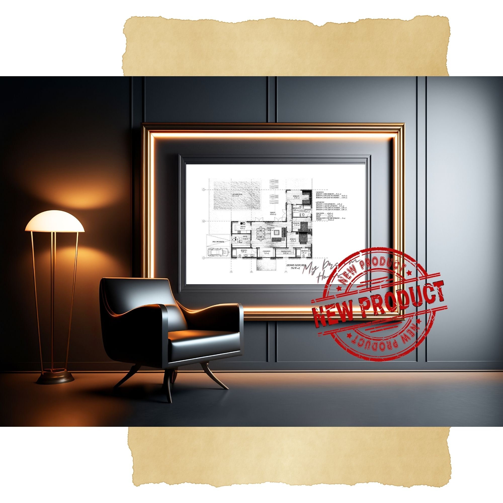 Architectural Plans, Plan Architecturaux, Modern House Plan, Small Home ...