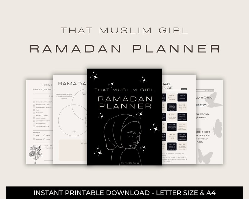 That Muslim Girl - Ramadan Planner, Journaling, Meal Planner, Quran ...