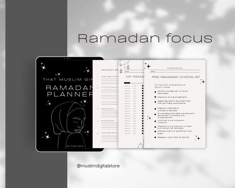 That Muslim Girl - Ramadan Planner, Journaling, Meal Planner, Quran ...