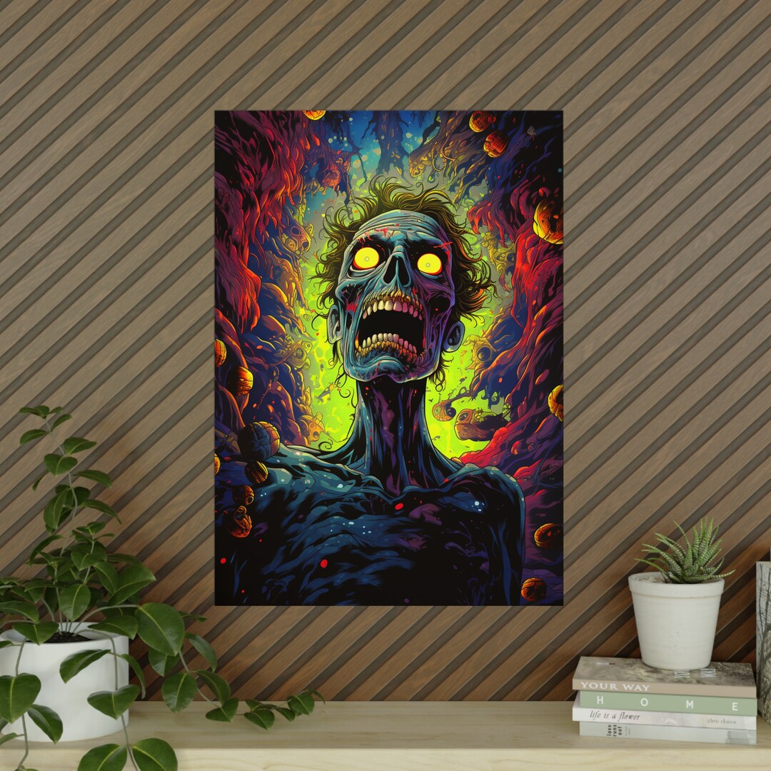 Acid Zombie Posters in 4 Sizes - Etsy