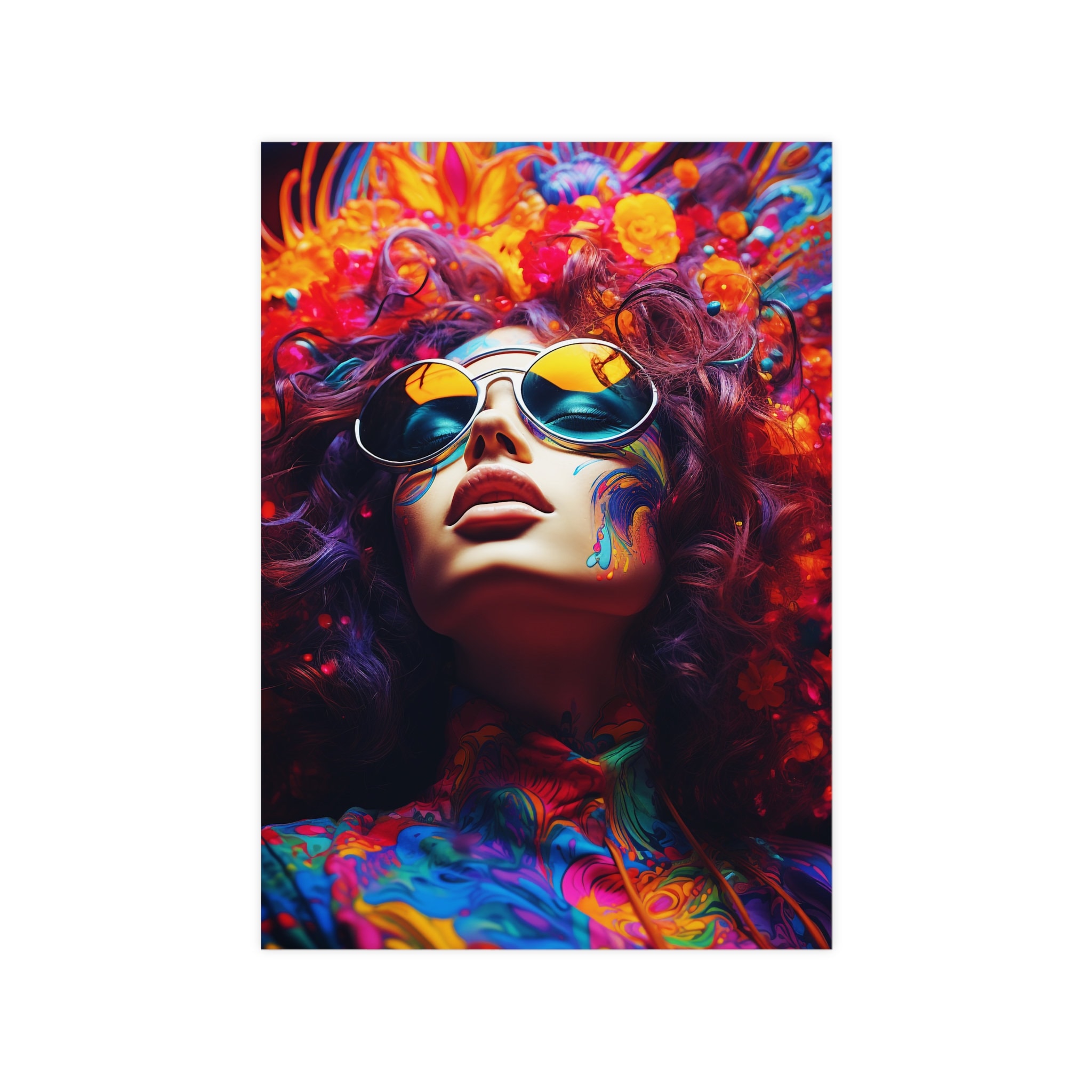 Cool Girl Poster in 4 Sizes, Poster Art, Wall Art, Wall Art, Art Print ...