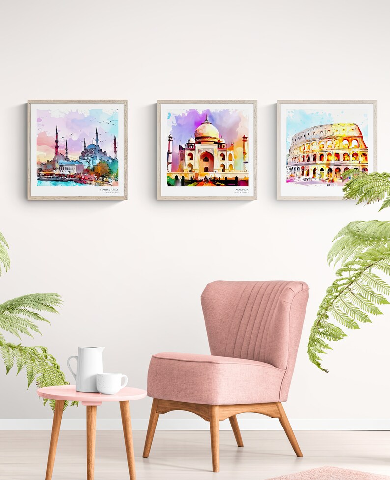 Havana cuba Printable Printable Watercolor X Animated Style Digital Art ...