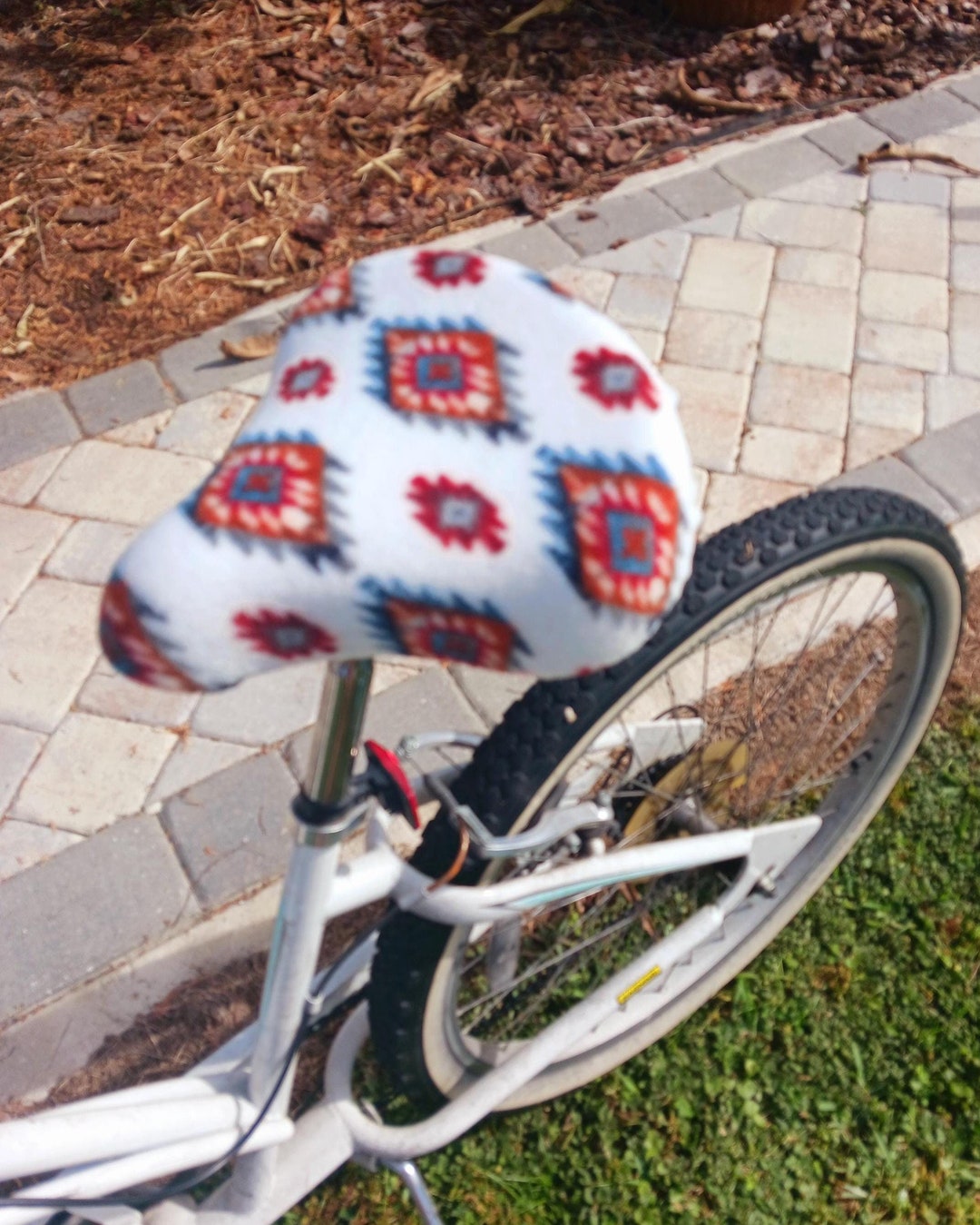 Aztec STREAKSKIN, Plush Bike Seat Cover, Customizable for Anything on Wheels, Fun Styles for ...