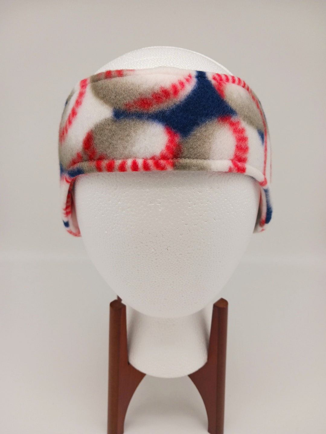 141 Designs, Baseball Fleece Ear Warmer, Headband, Earring, Ear Scarf ...