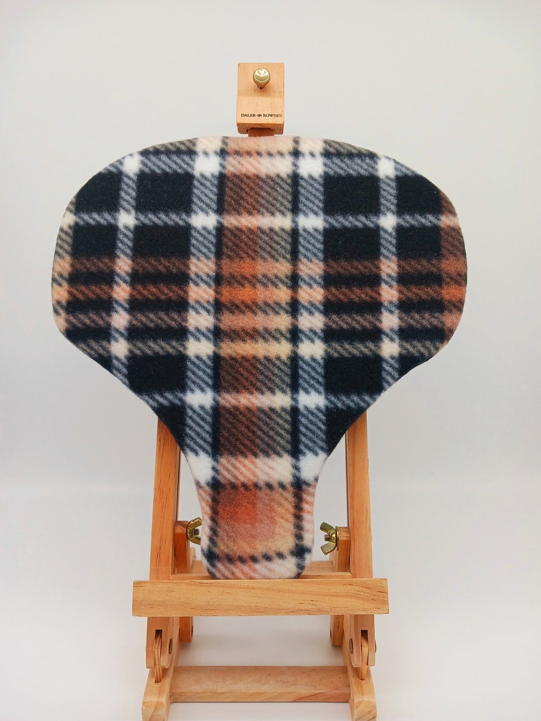 Custom Bike Seat Cover, Plaid for E-bike, Bicycle, Mountain, Cruiser ...