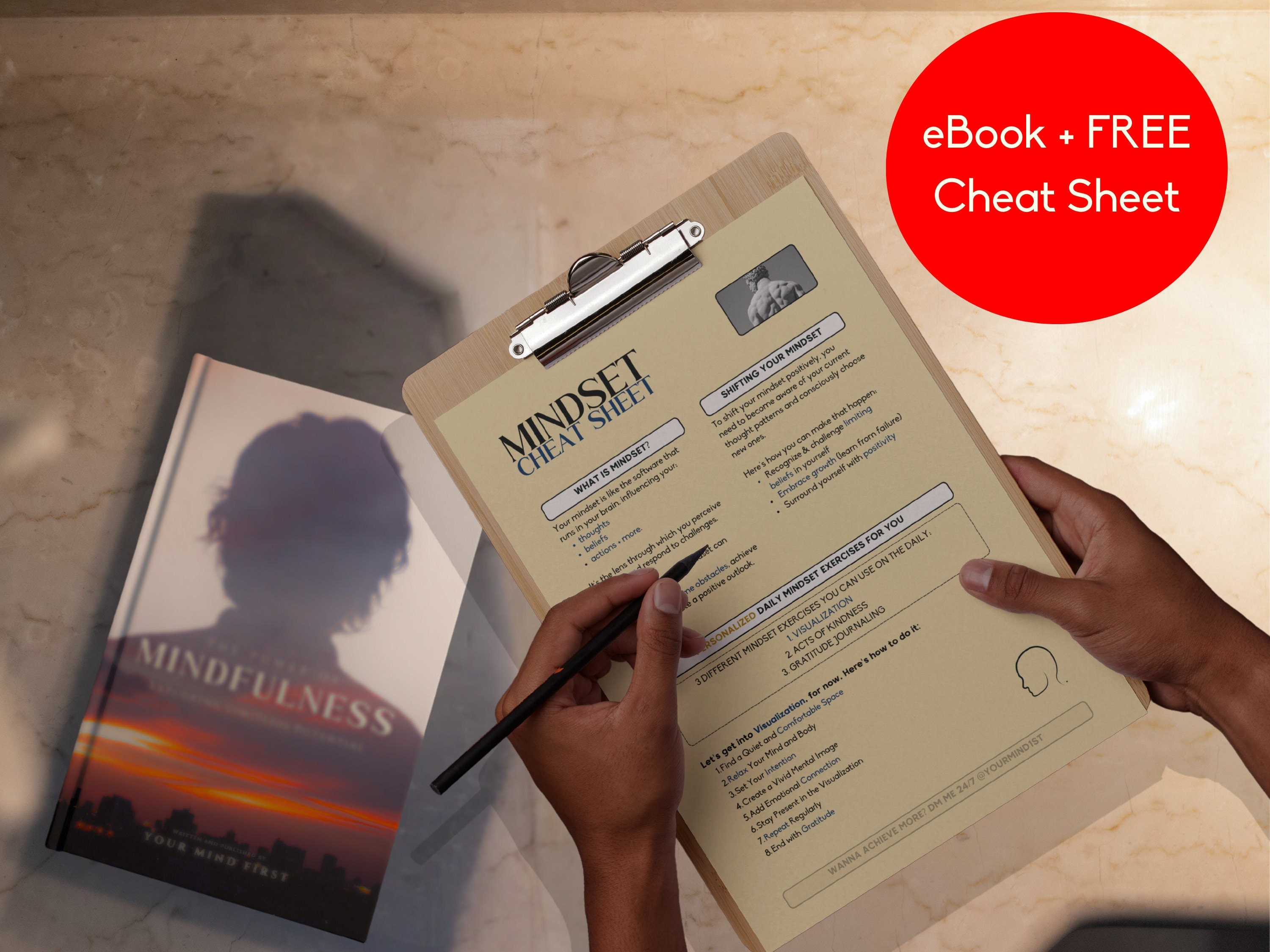 Mental Health Ebook Cheat Sheet the Power of Mindfulness - Etsy