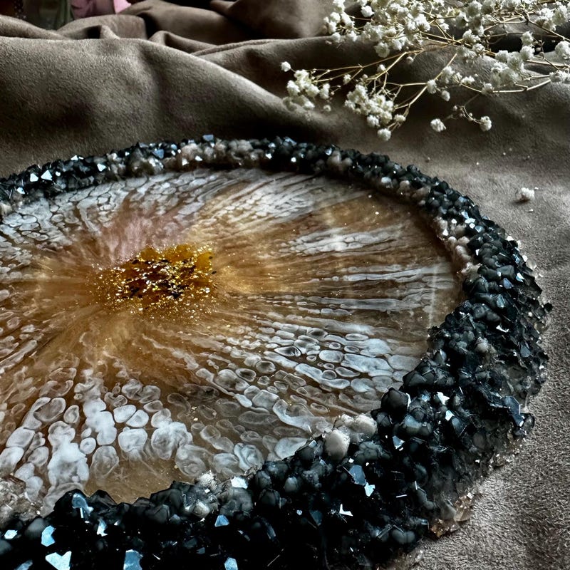 Geode Resin Tray - Etsy