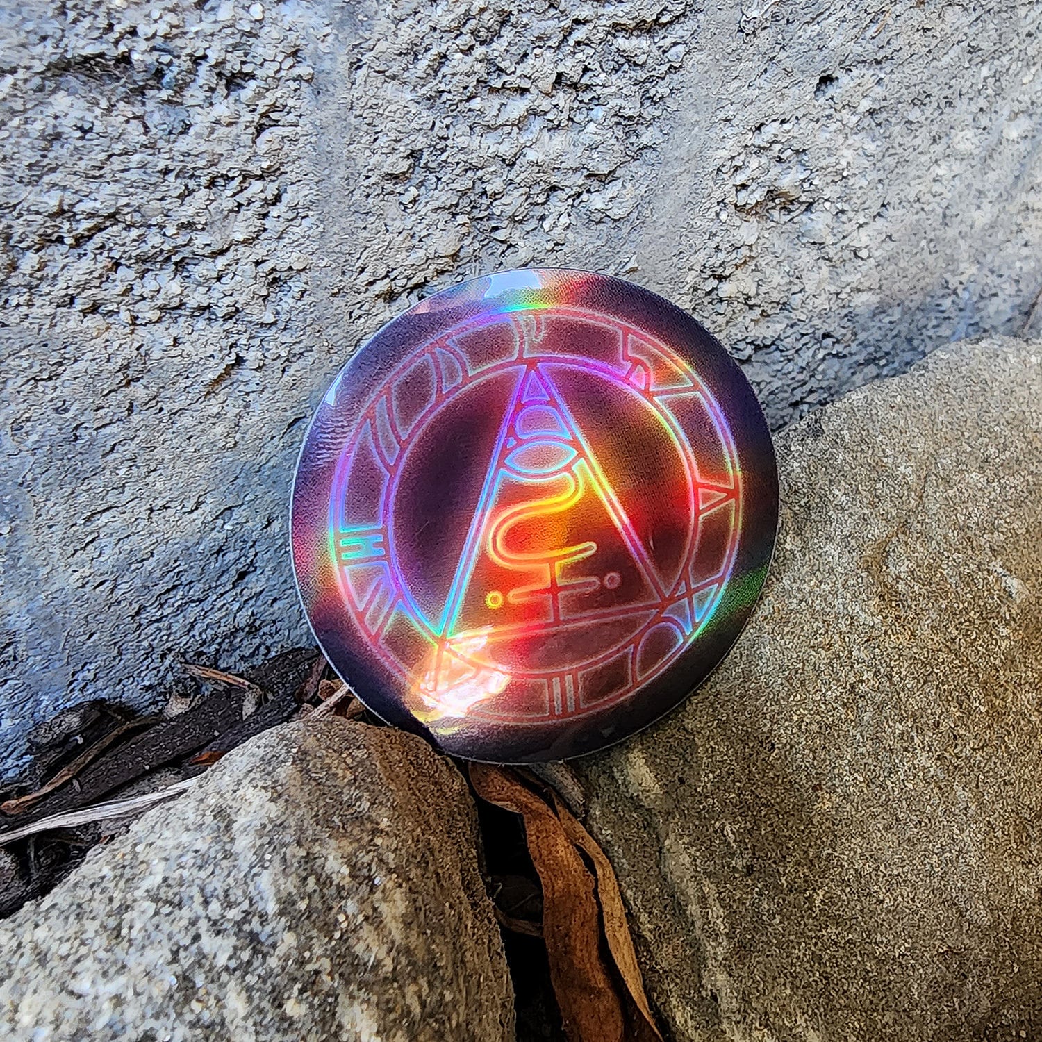Holographic Neon Seal of Metatron Vinyl Sticker / Custom - Etsy