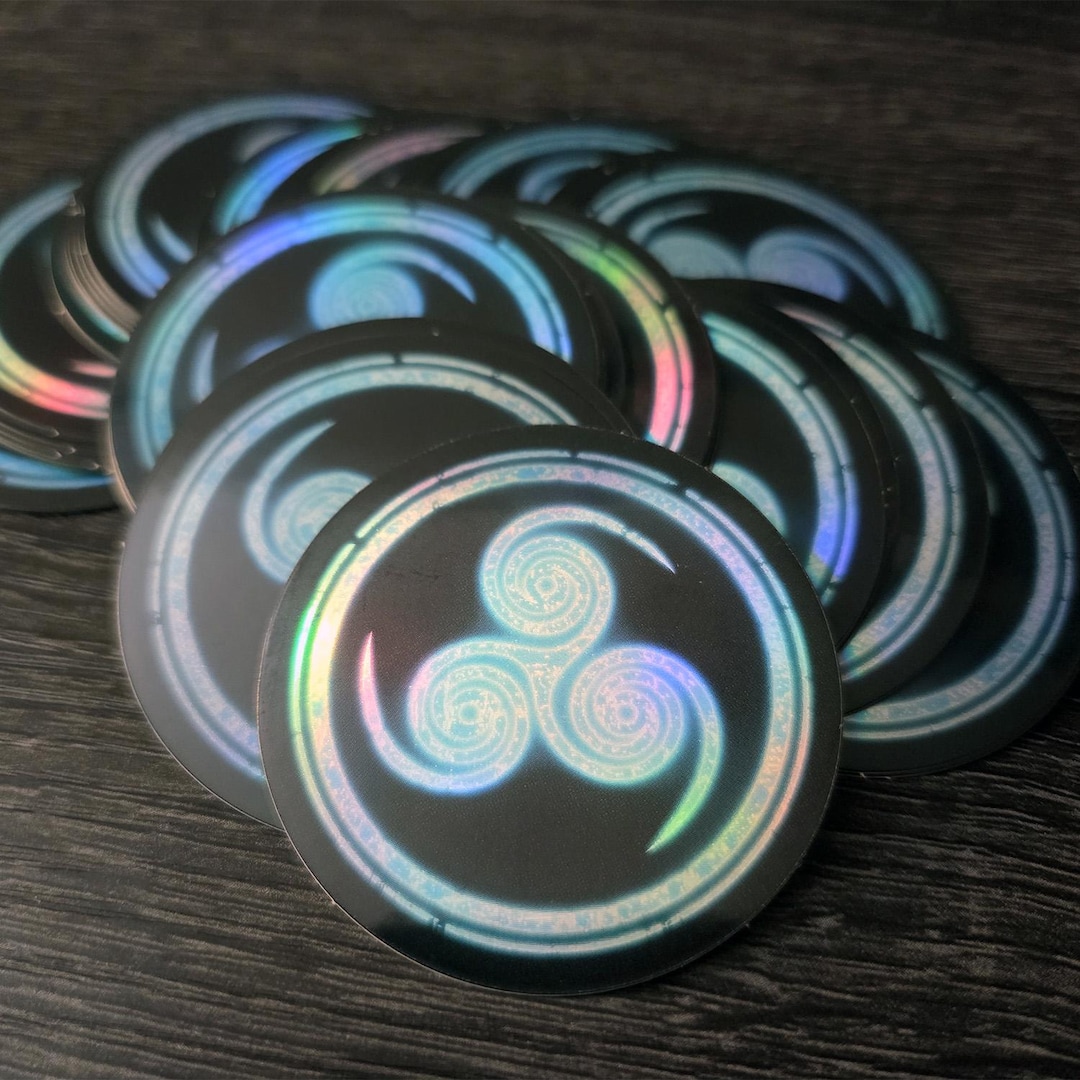 Iron Mirror Holographic Vinyl Sticker / Custom Hellblade Senua's ...