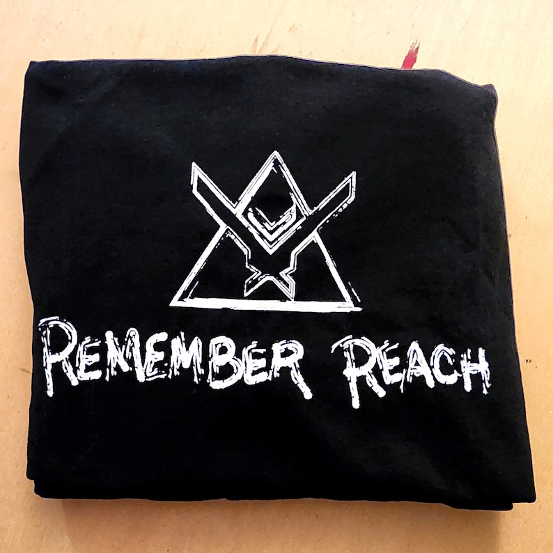 Remember Reach + Spartan Noble Team Emblem Screen Printed Shirt ...