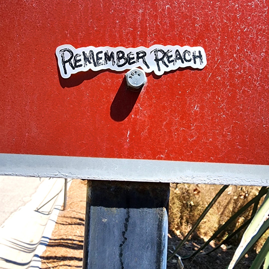 Remember Reach Matte Vinyl Sticker / Custom Halo Video Game Art - Etsy