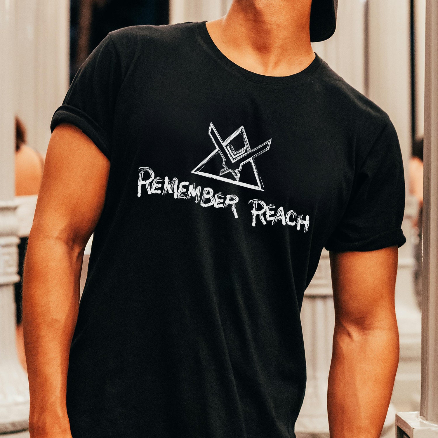 Remember Reach Spartan Noble Team Emblem Screen Printed Shirt / Custom ...