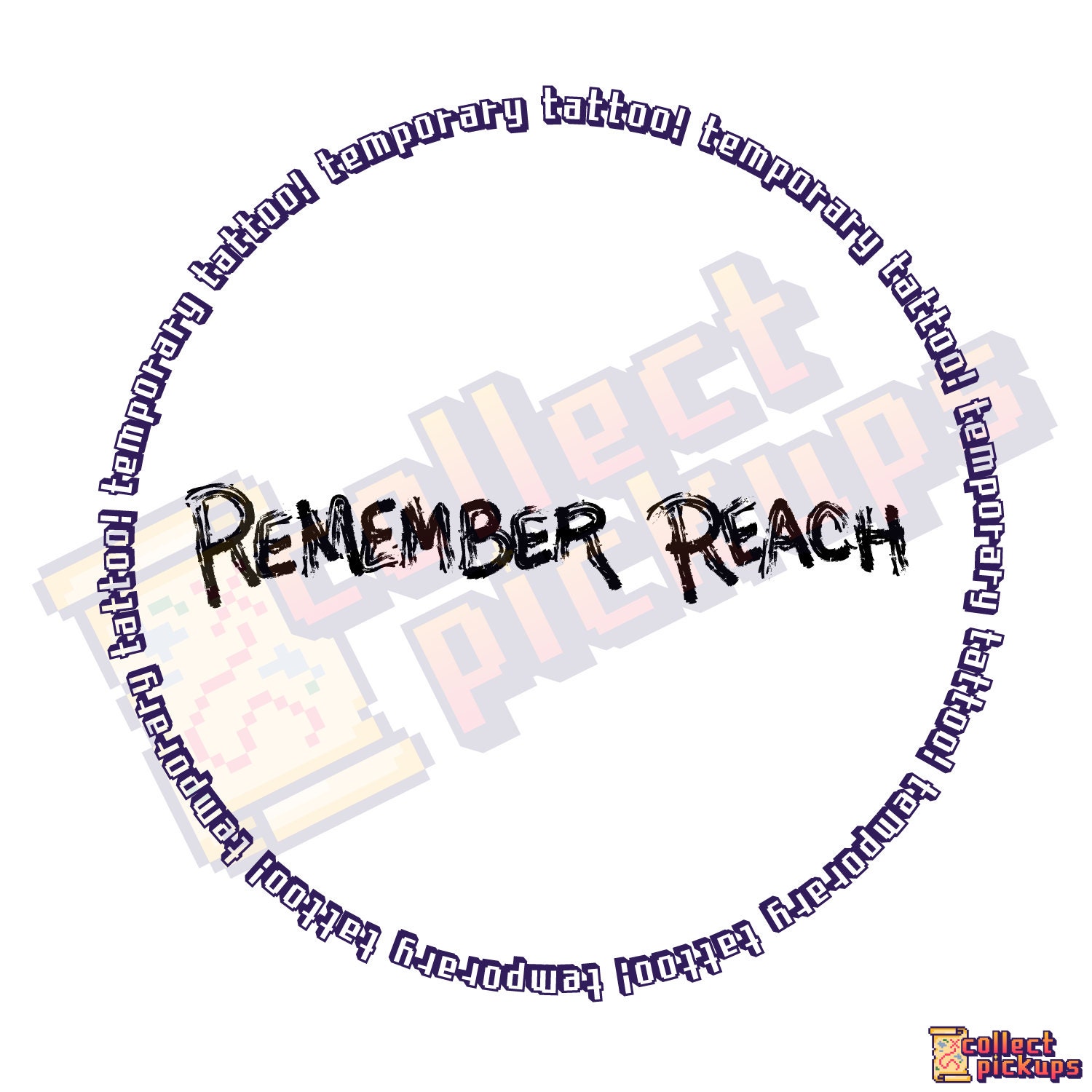Remember Reach Temporary Tattoo / Custom Halo Reach Video Game Art - Etsy