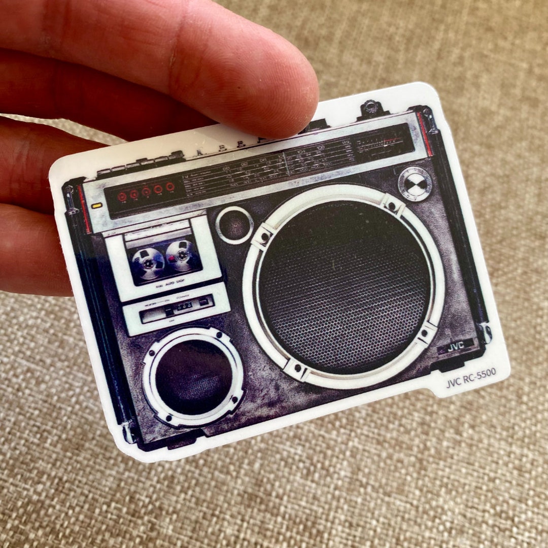 Classic JVC RC-5500 Ghetto Blaster Boombox Stereo Sticker 8cm - Etsy