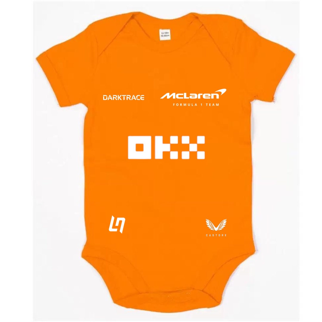 Mclaren Baby Grow Vest F1 Formula One - Etsy
