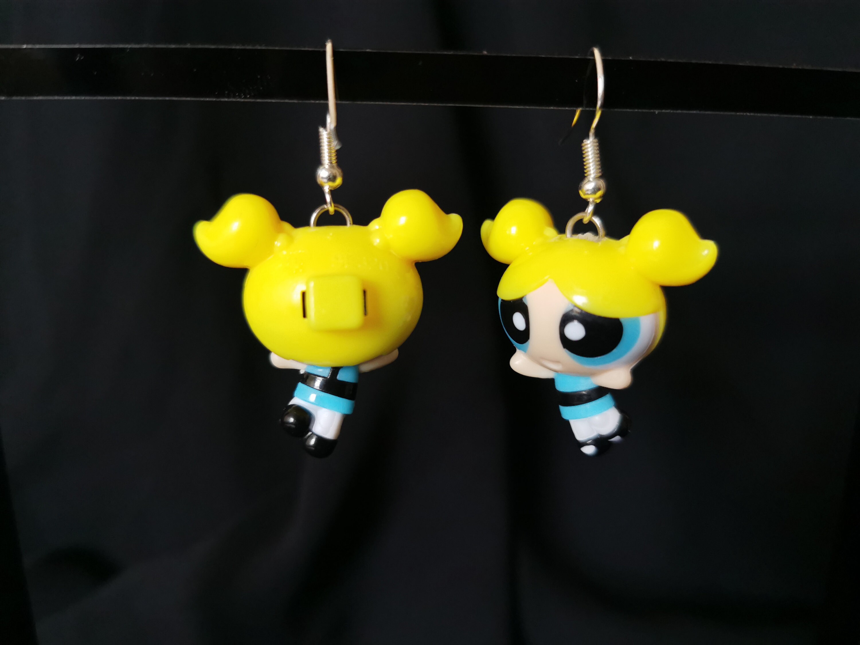 Powerpuff Girl Bubbles Earrings - Etsy