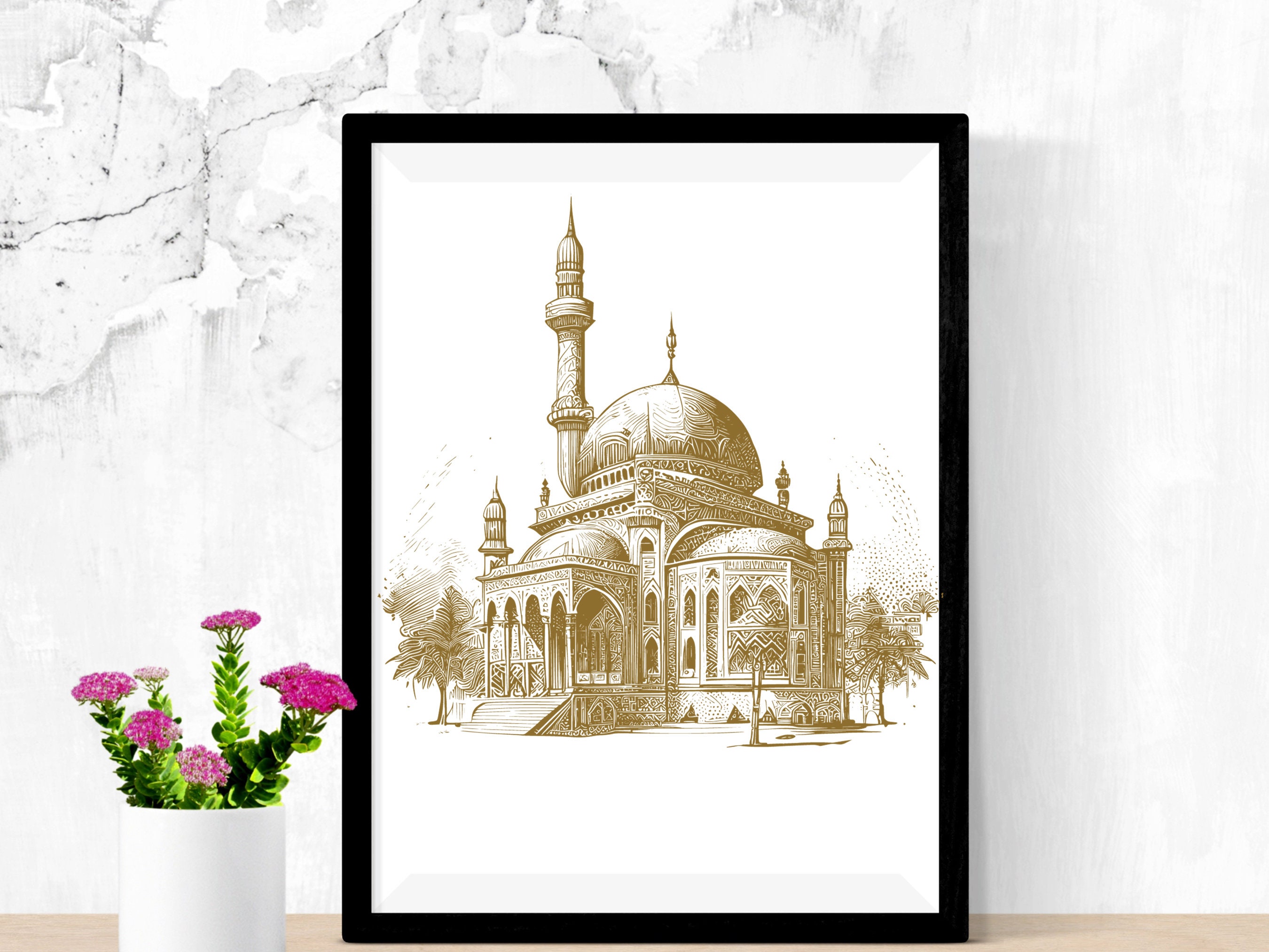 Islamic Mosque SVG Bundle Vol 1, Mosque Vector, Mosque Svg, Islamic ...