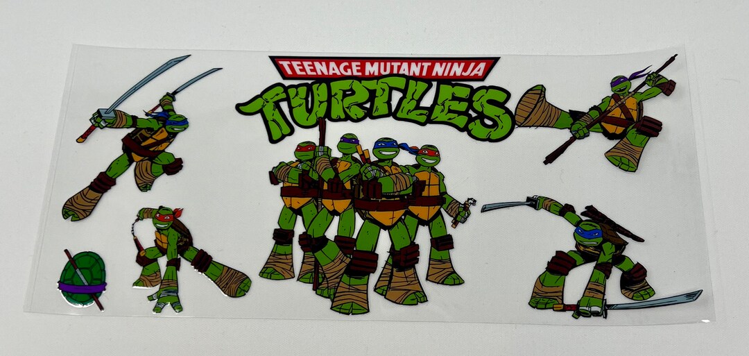 UV DTF 16oz Cup Wrap Turtles/ Ready to Apply/ Waterproof - Etsy