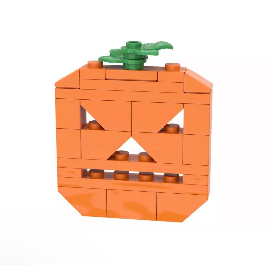 LEGO Jack-o-lantern Halloween Pumpkin Mini Build Set 24pcs Seasonal ...