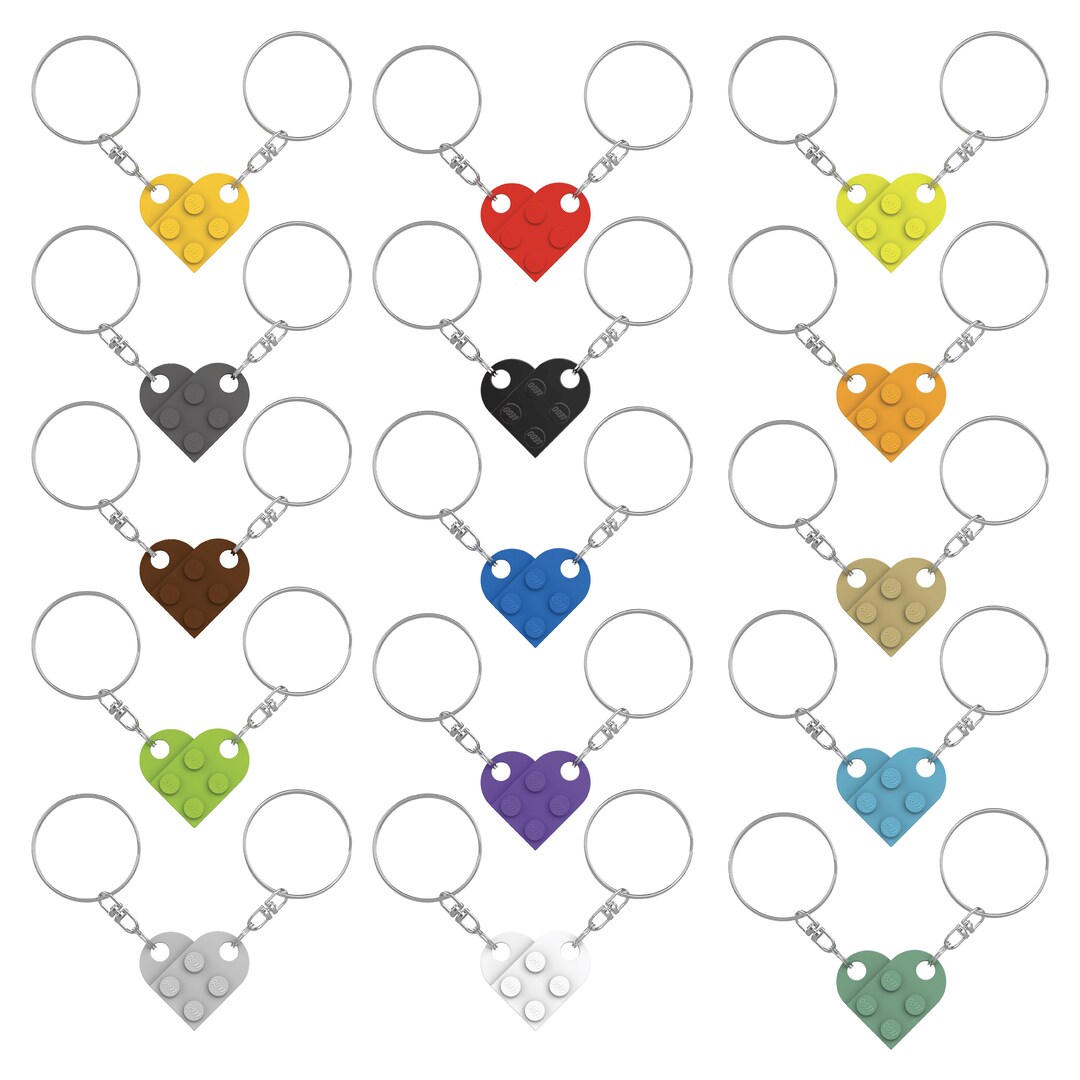 Lego Love/friendship Keychains. - Etsy