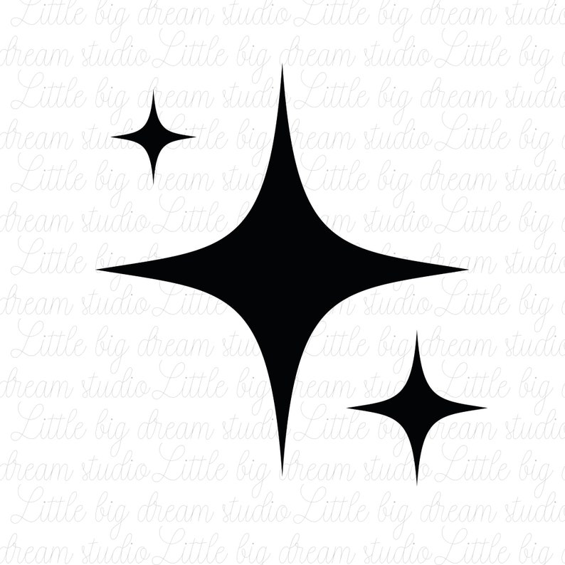 Sparkle SVG, Sparkle Stars SVG, Stars Svg, Star Clipart, Bright Stars ...