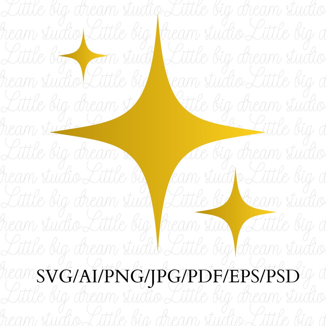 Sparkle SVG, Sparkle Stars SVG, Stars Svg, Star Clipart, Bright Stars ...