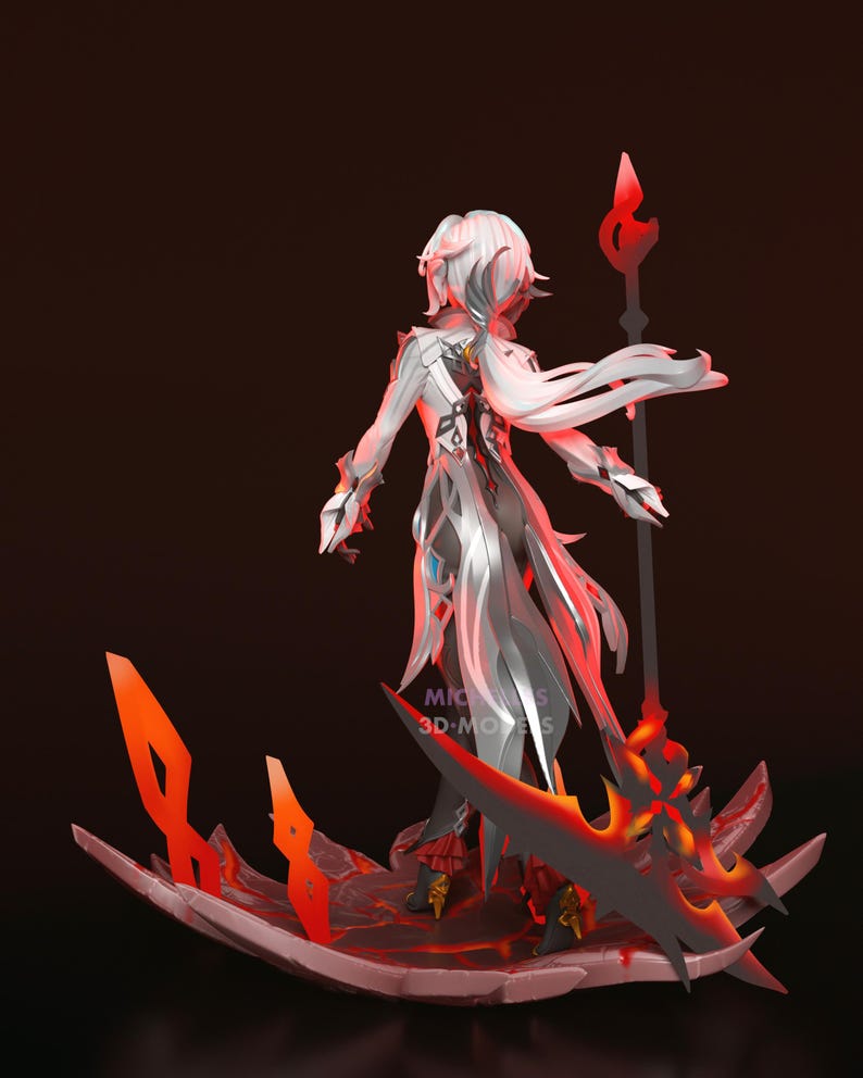 Arlecchino the Knave Genshin Impact STL File for 3D Printers, 3D ...