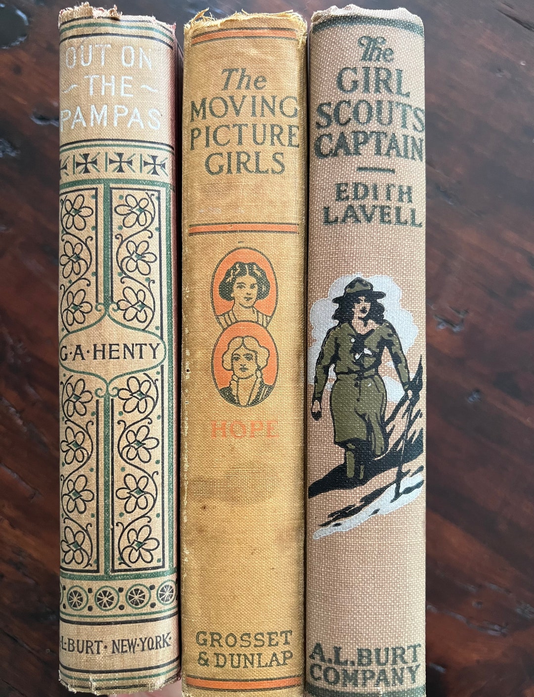 Curated Aesthetic Book Stack Shelf Décor Vintage Books - Etsy