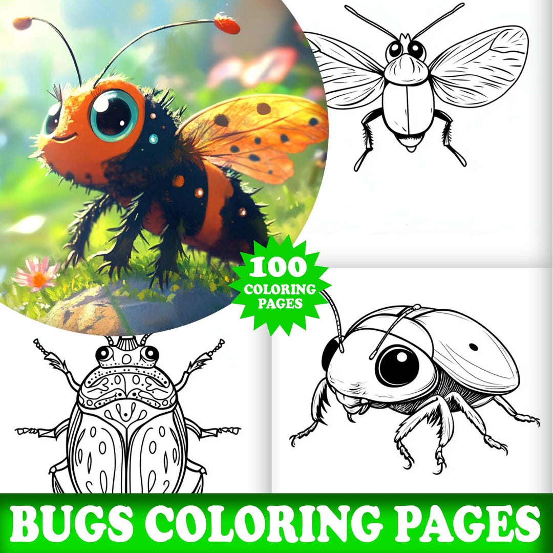 100+ Bugs Coloring Pages, Bugs, Cute Coloring Pages, Coloring Pages ...