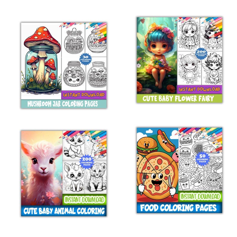 60000+ Coloring Pages Ultimate Bundle, Coloring Book Bundle, Cute ...